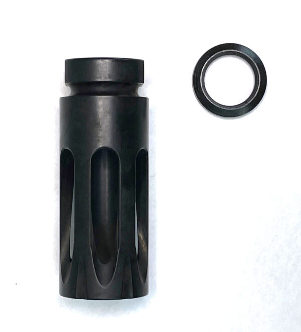 Flash Hider 9mm, Tactical 1/2 - 28, Nitride - wmdguns.com